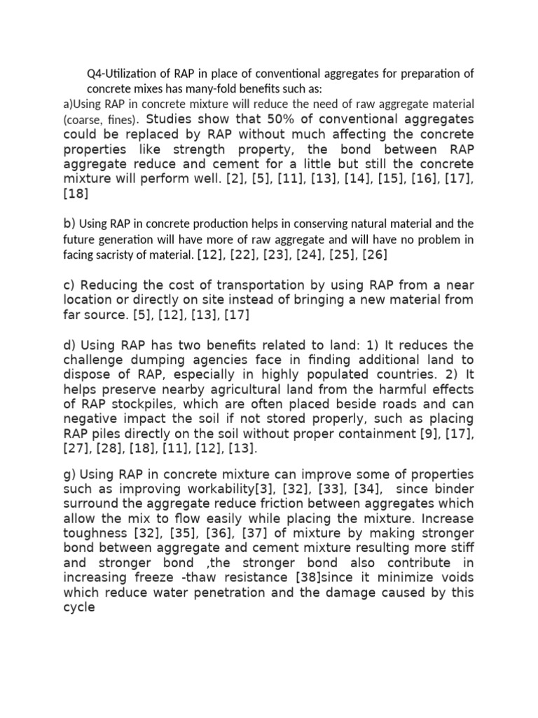 Utilization of RAP in Place of Conventional Aggregates For Preparation ...