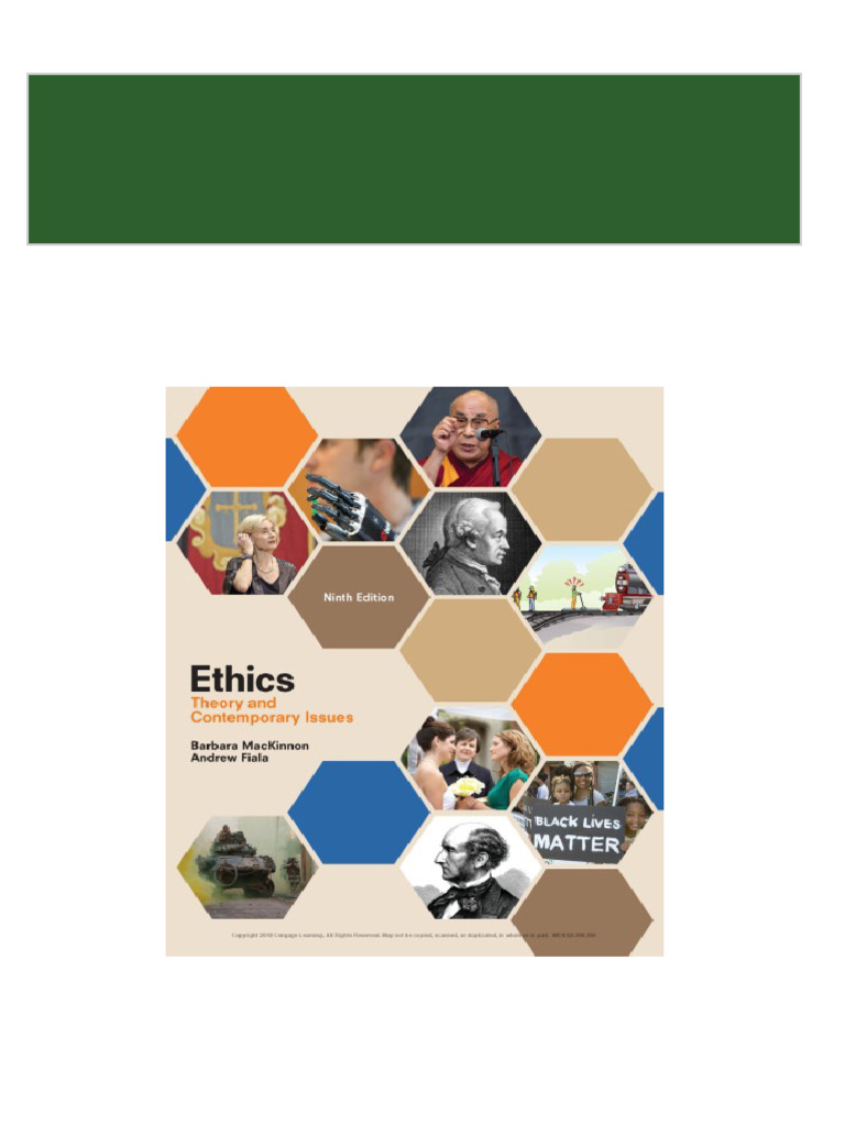 Ethics Theory and Contemporary Issues Ninth Edition Fiala - Ebook PDF ...