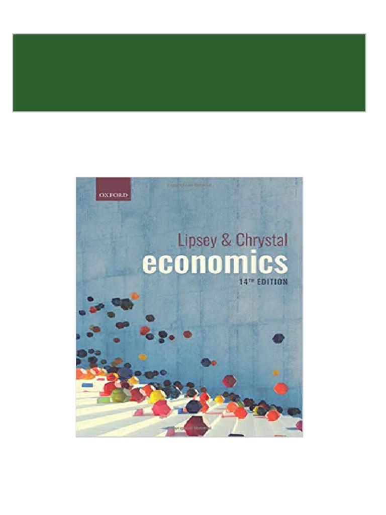 (Ebook PDF) Lipsey and Christo Economics 14th Edition 2024 Scribd ...