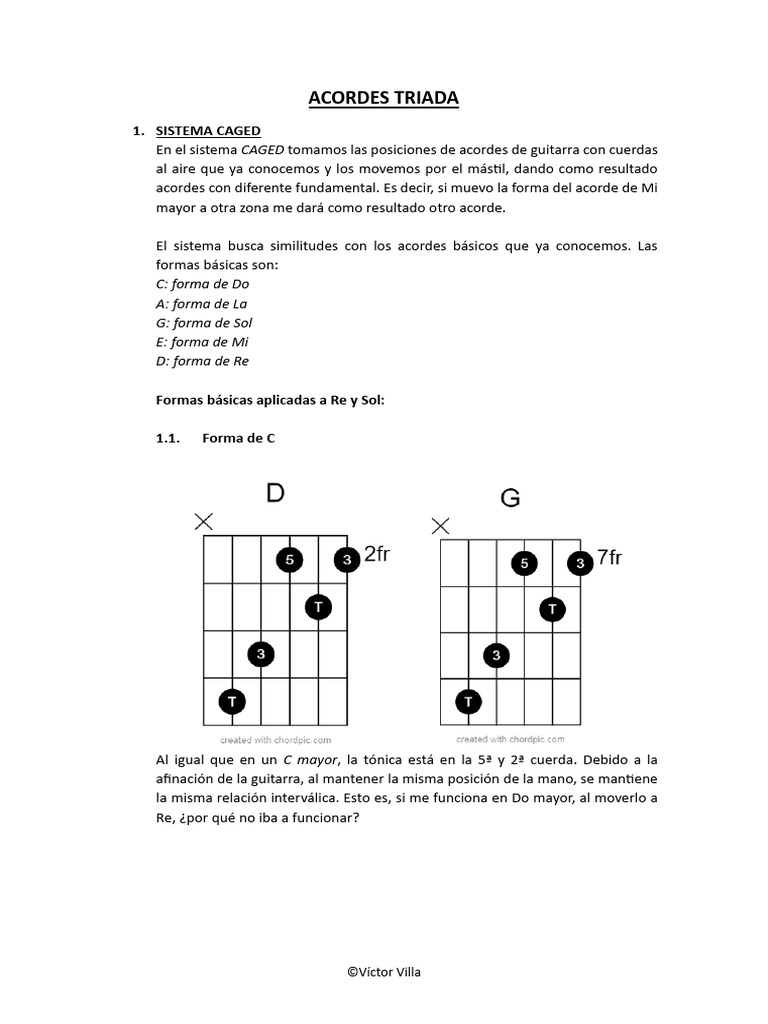 Acordes Triada (1) - 240319 - 091428 | PDF