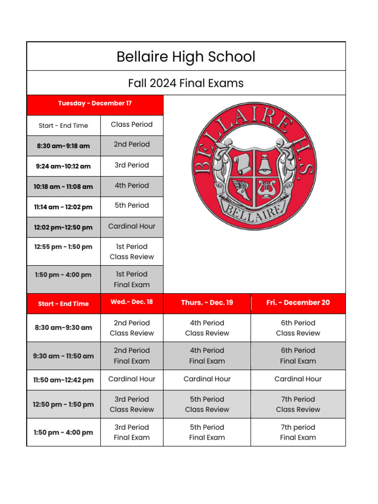 Fall Final Exams 2024 V2 | PDF