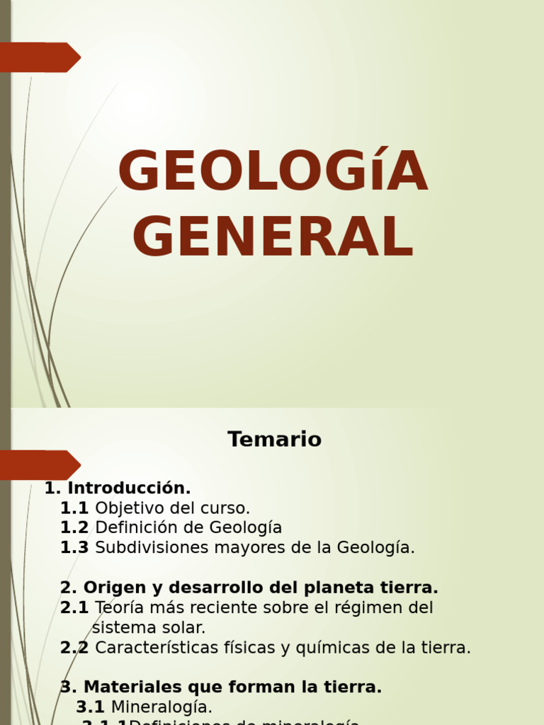 Curso Completo de Geología General | PDF | Geología | Roca (geología)