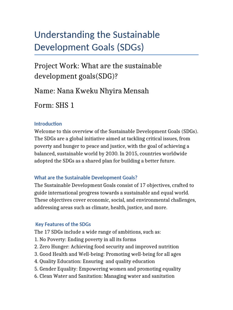 Social Project Work | PDF | Sustainability | Sustainable Development