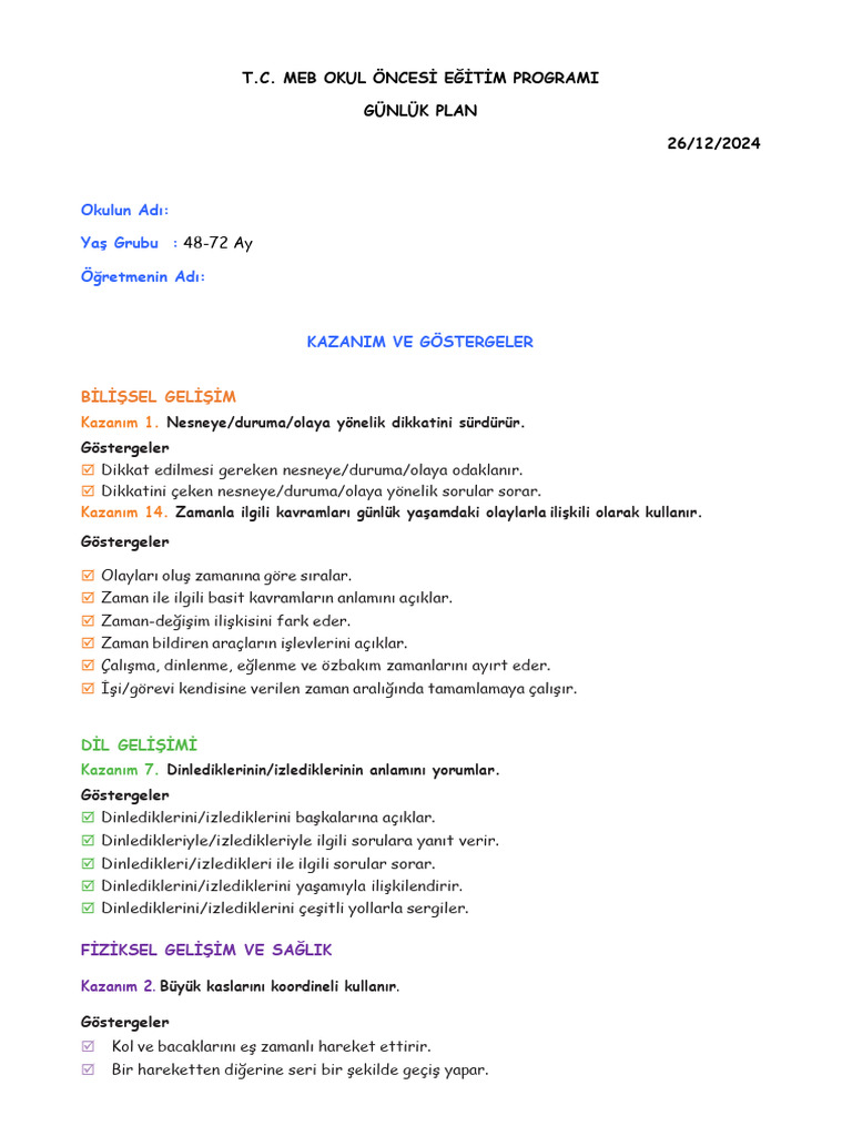 19 ECE Haftanin Gunleri Dun Bugun Yarin Gunluk Plani Anneninokulu Com 1 ...