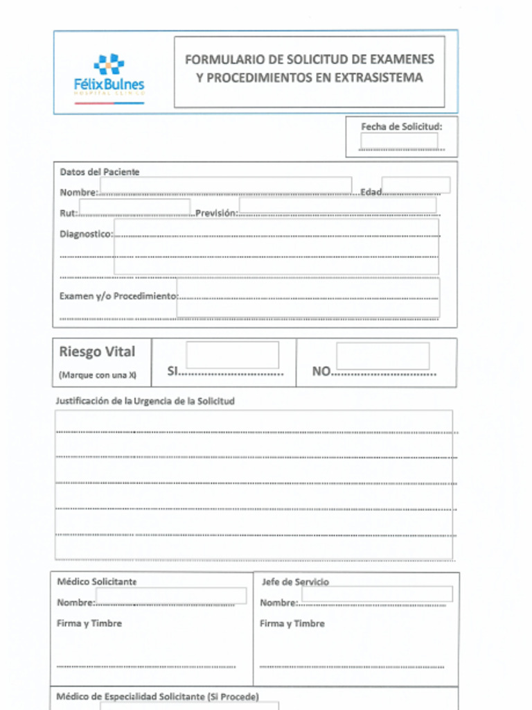 Formulario editable solicitud externa | PDF