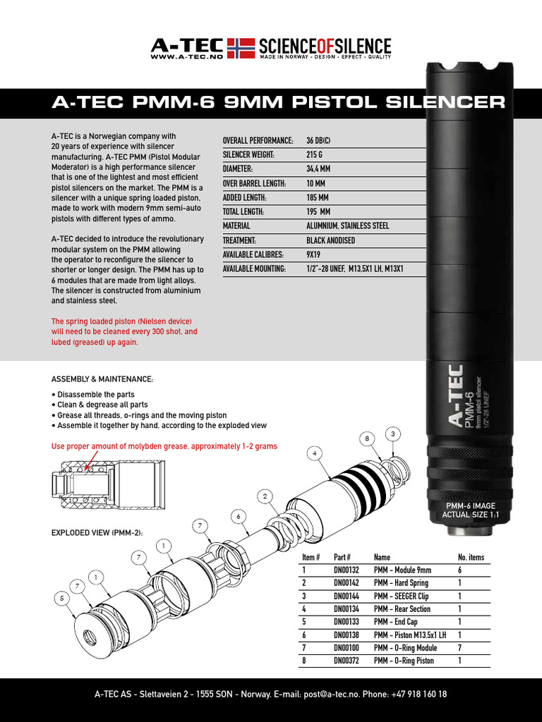 A4Datasheet_PMM6_2020 | PDF | Firearms | Ballistics