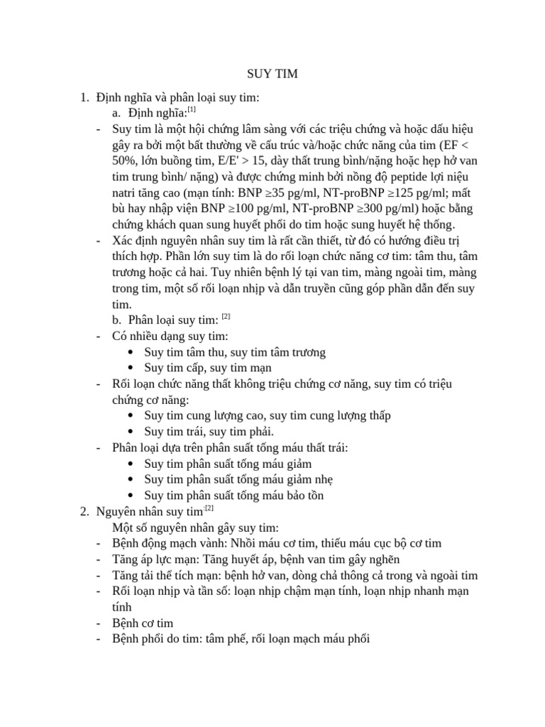 Suy Tim | PDF