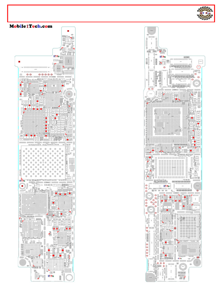 iPhone XR (820-01209) PCB Layout | PDF | Smartphone | Smart Devices