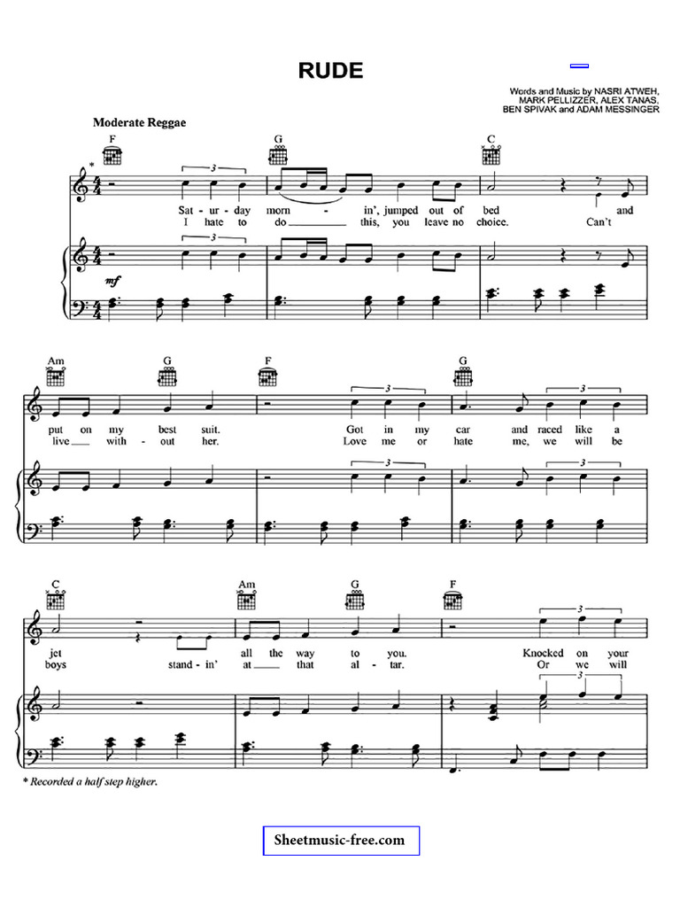 Rude Sheet Music Magic (SheetMusic Free - Com) | PDF