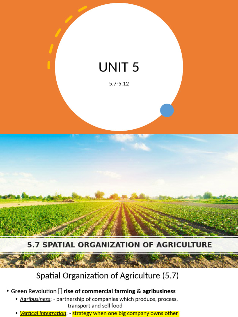 Agribusiness and Von Thünen Model Insights | PDF | Agriculture | Food ...