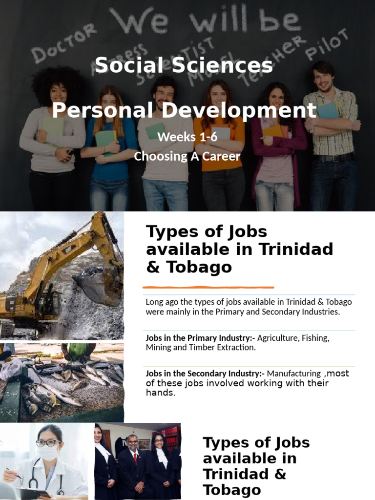 Week 3-5 Personal Development-Choosing A Career - Making The Right ...