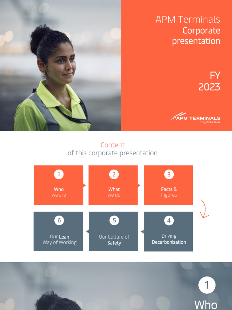 APM Terminals Corporate Overview 2023 | PDF | Climate Change Mitigation ...