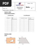 EXAMEN LOCAL 3AC de MATHEMATIQUES 2025 Modele N°1 | PDF