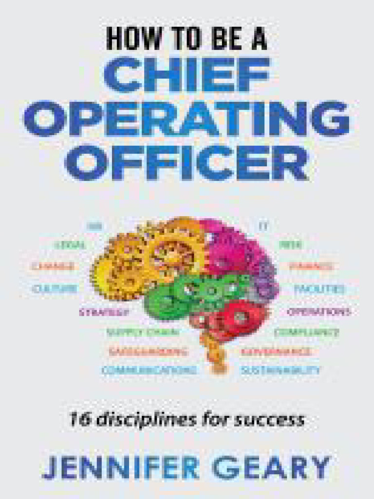 How To Be A Chief Operating Officer - 16 Disciplines For Success | PDF ...