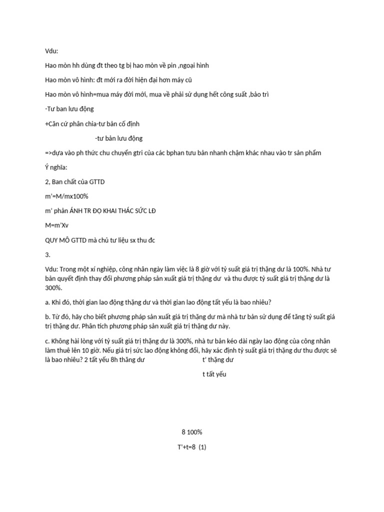 Chương 3 KTCT Mac | PDF