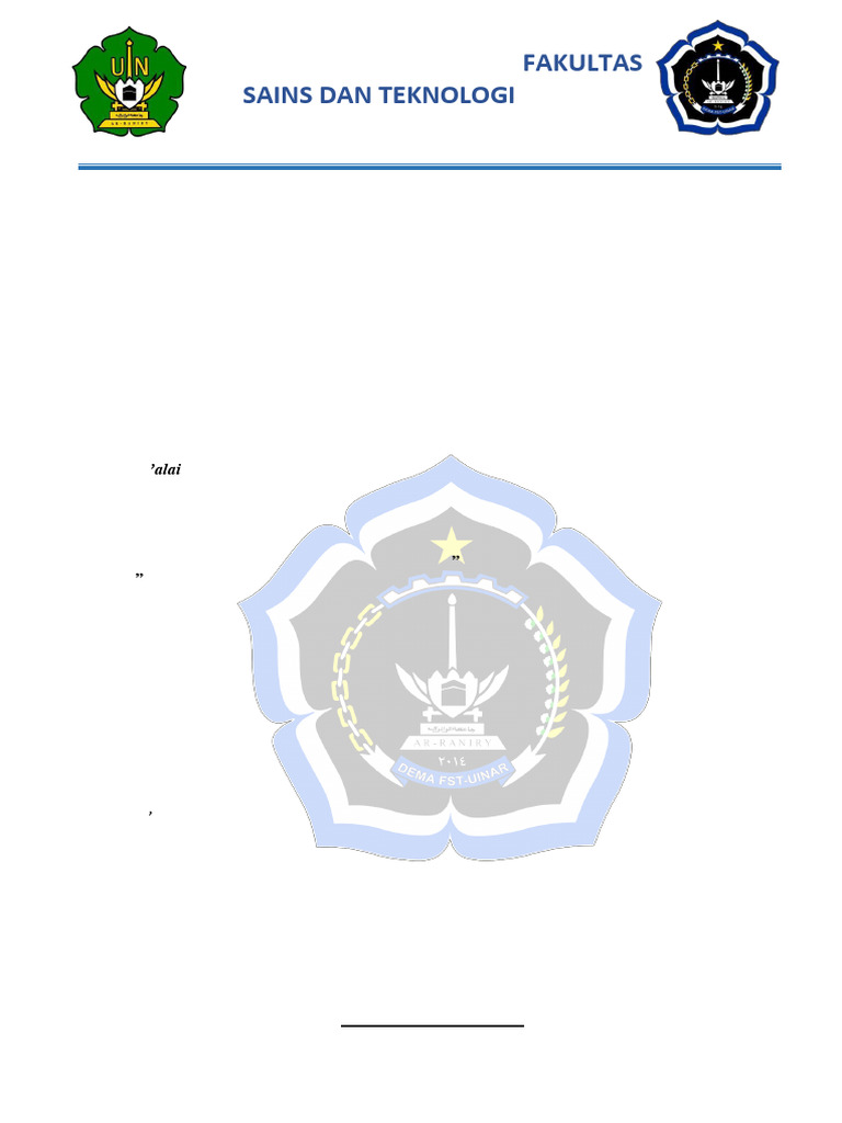 Surat Udangan Bukber KBM FST | PDF