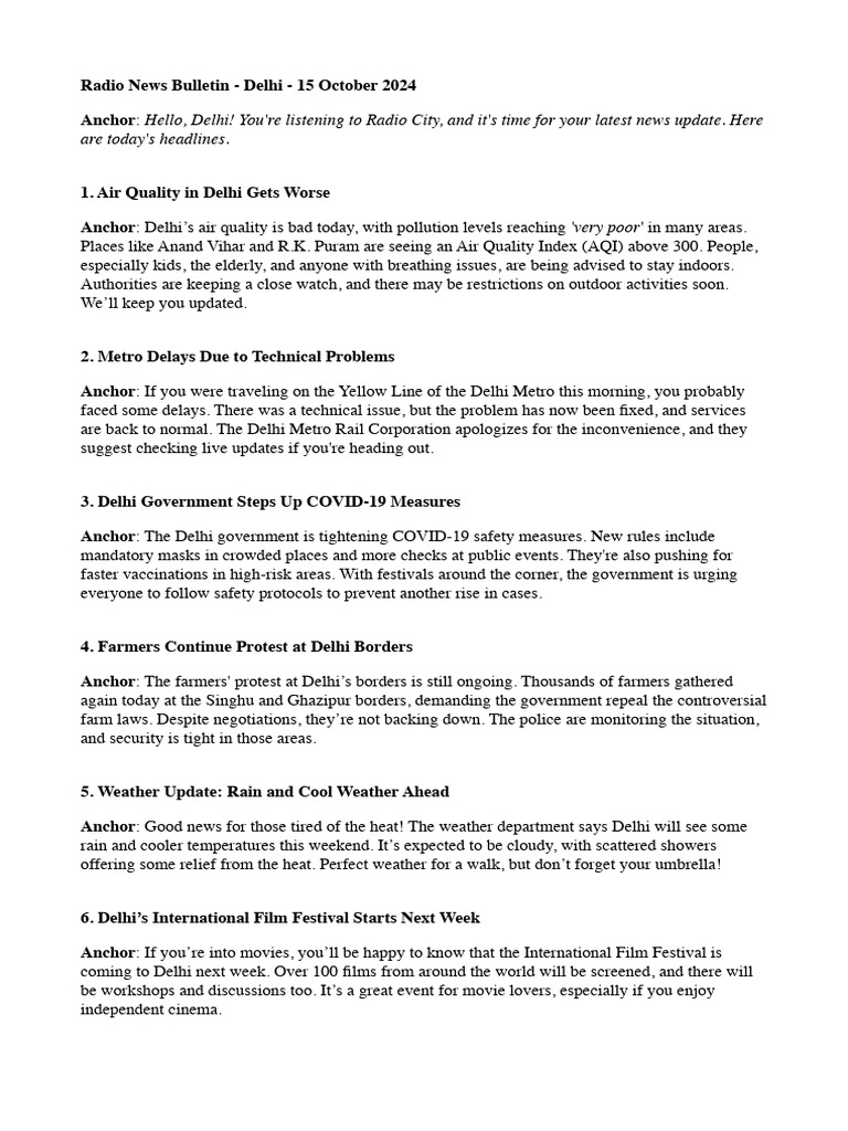 Radio Bulletin | PDF | Global Health | Epidemics