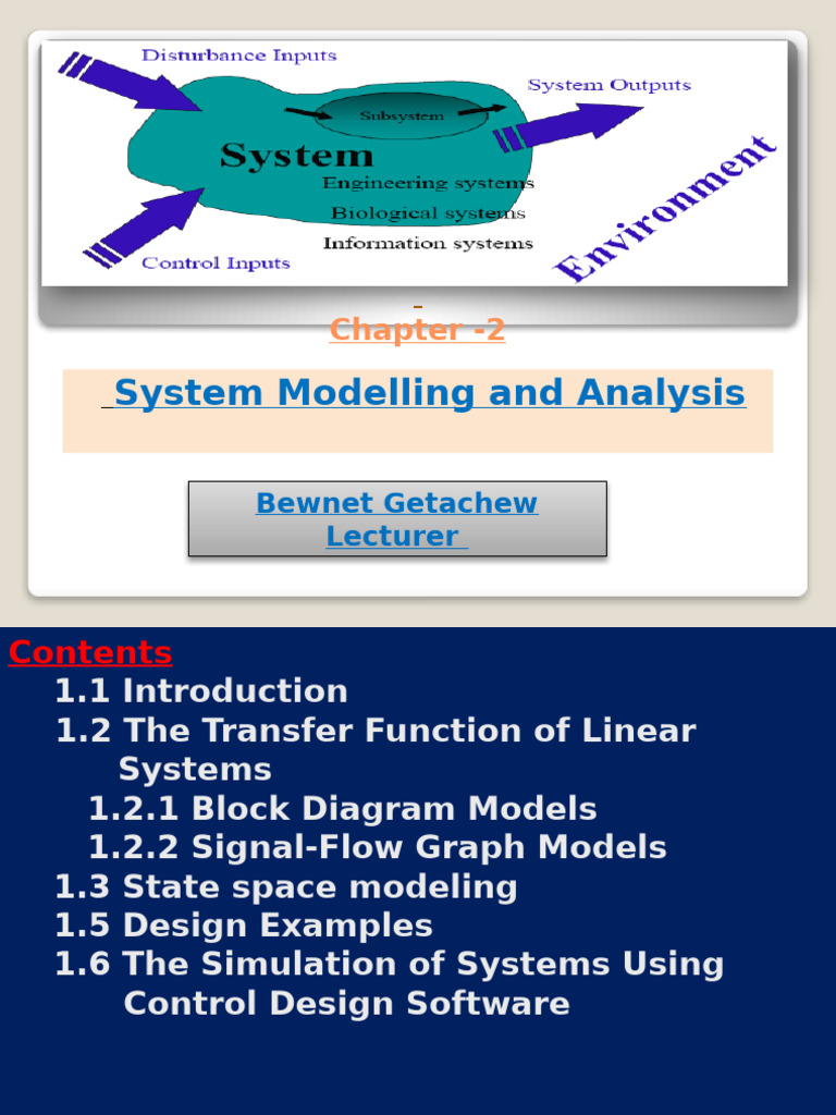 Chapter 2 Mathematical Modeling of Control System | PDF | Control Theory | Mathematical Model