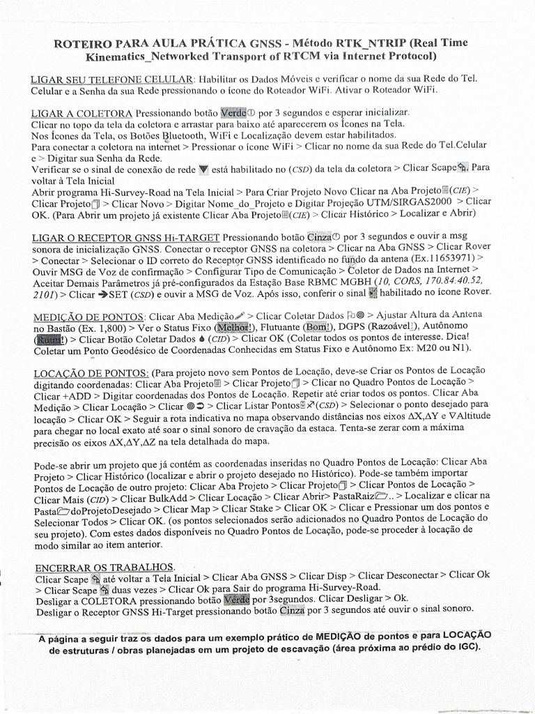 Roteiros Aulas Práticas | PDF