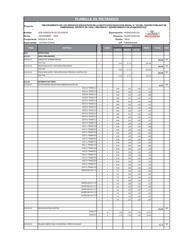 Estruc. Modulo Aula | PDF