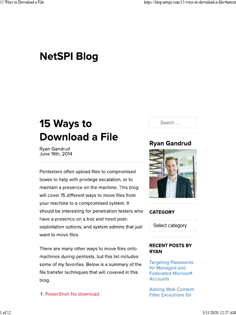 15 Ways to Download a File | PDF | Computer Engineering | Software