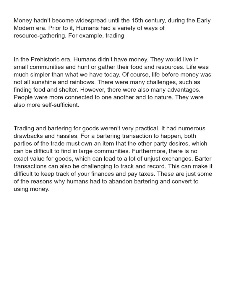 Life Before Money Yehia Ali | PDF