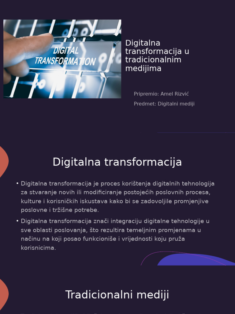 Digitalni mediji | PDF