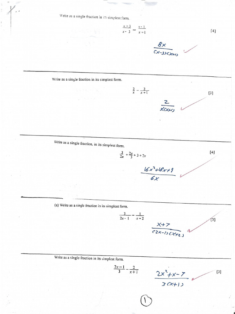 Mrs Maha Homework Mark Scheme | PDF