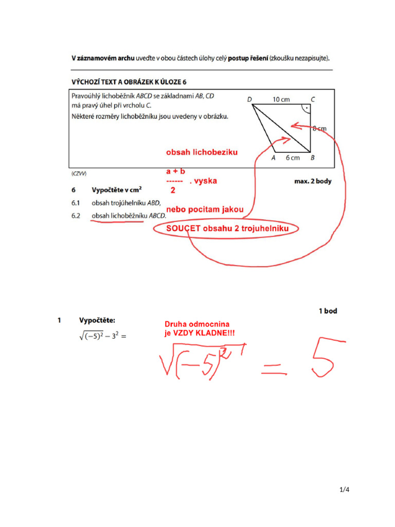 Matika Poznamky | PDF