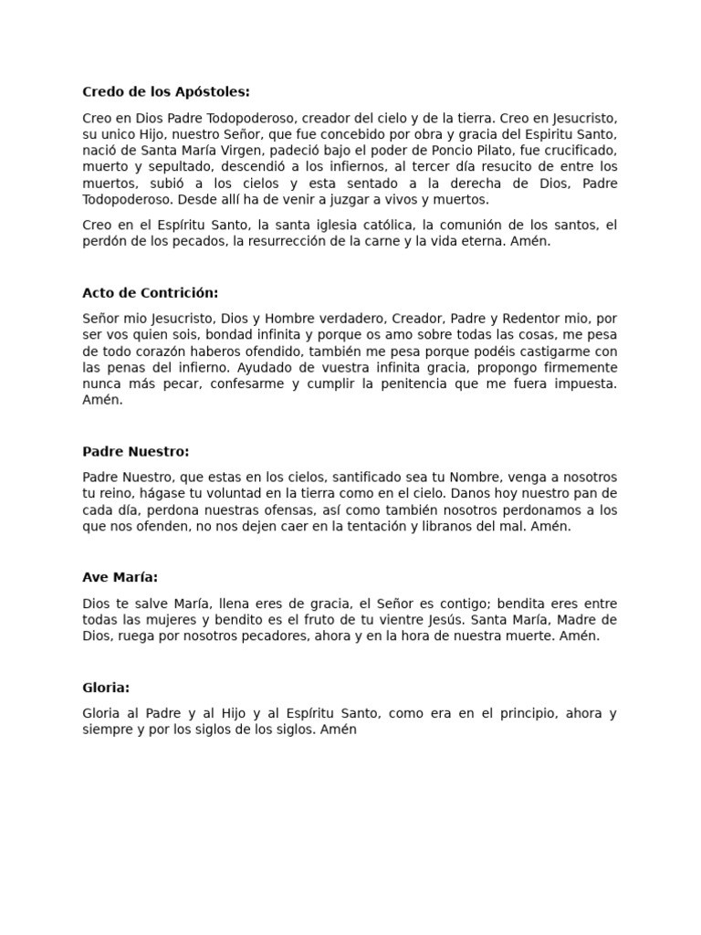 Credo de Los Apóstoles | PDF