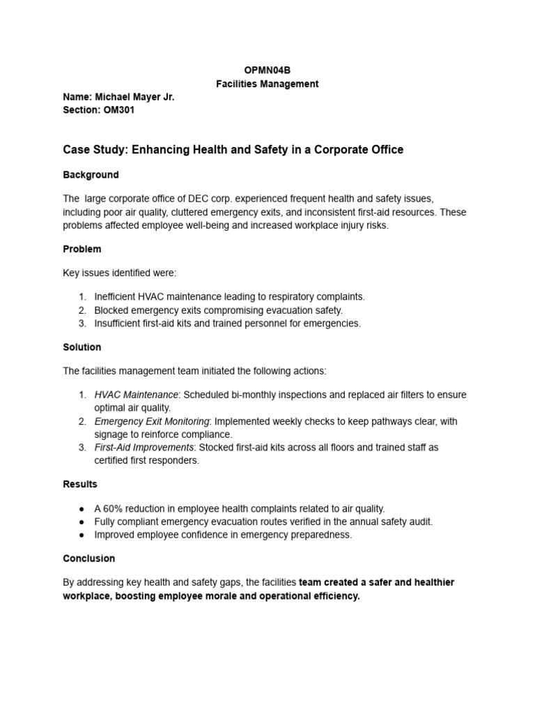 Mayer - Case Study Finals | PDF