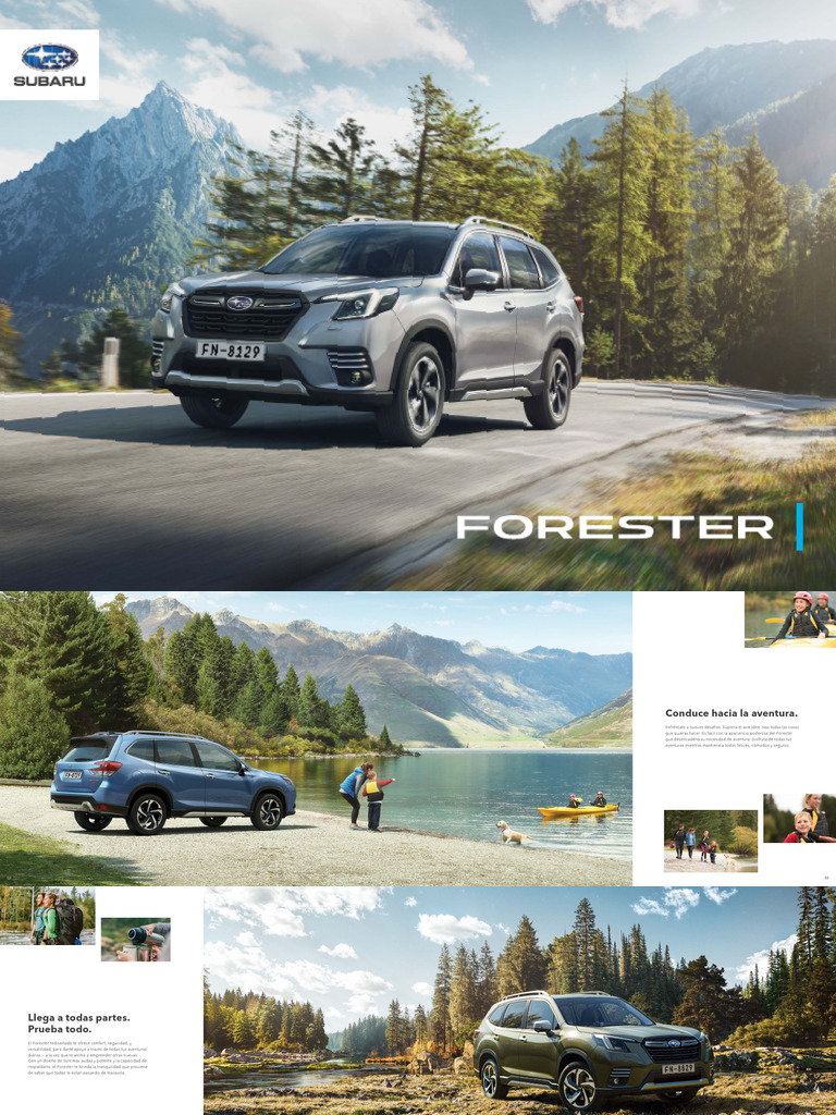 Catálogo 2017 Subaru Forester PDF | PDF | Vehículos | Tecnologías automotrices
