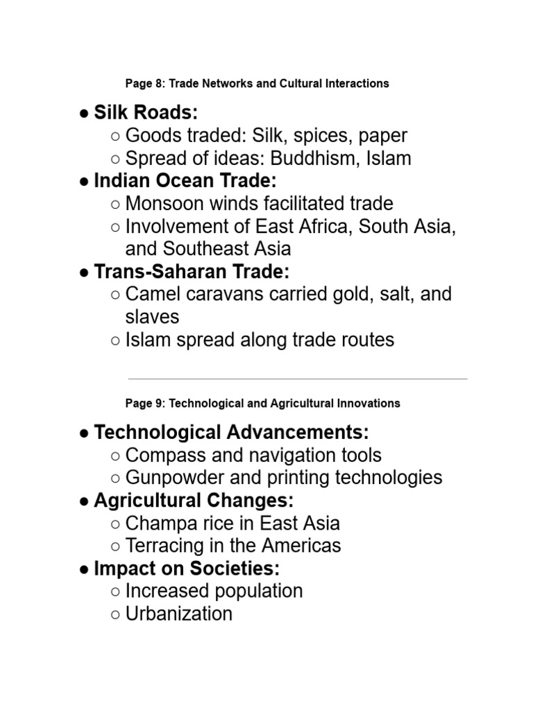 Trade Networks & Innovations | PDF