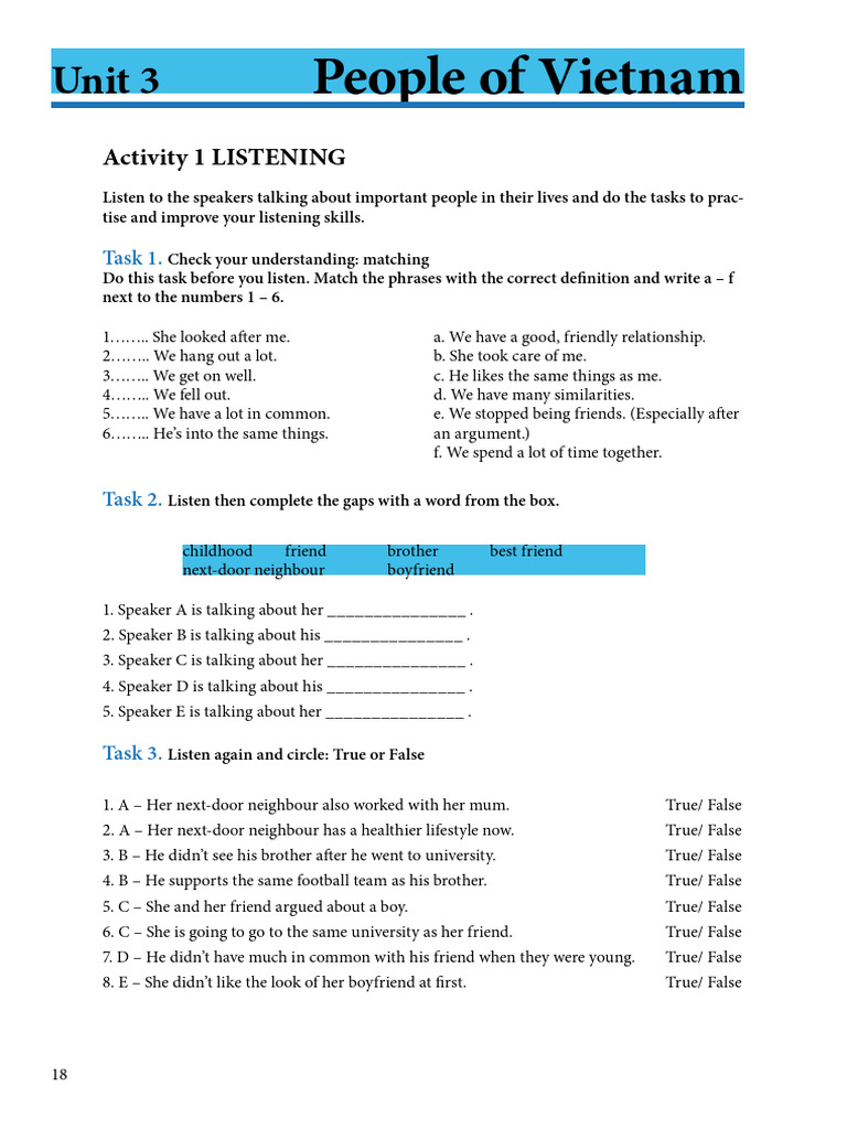 Grade 8_Unit 3 | PDF