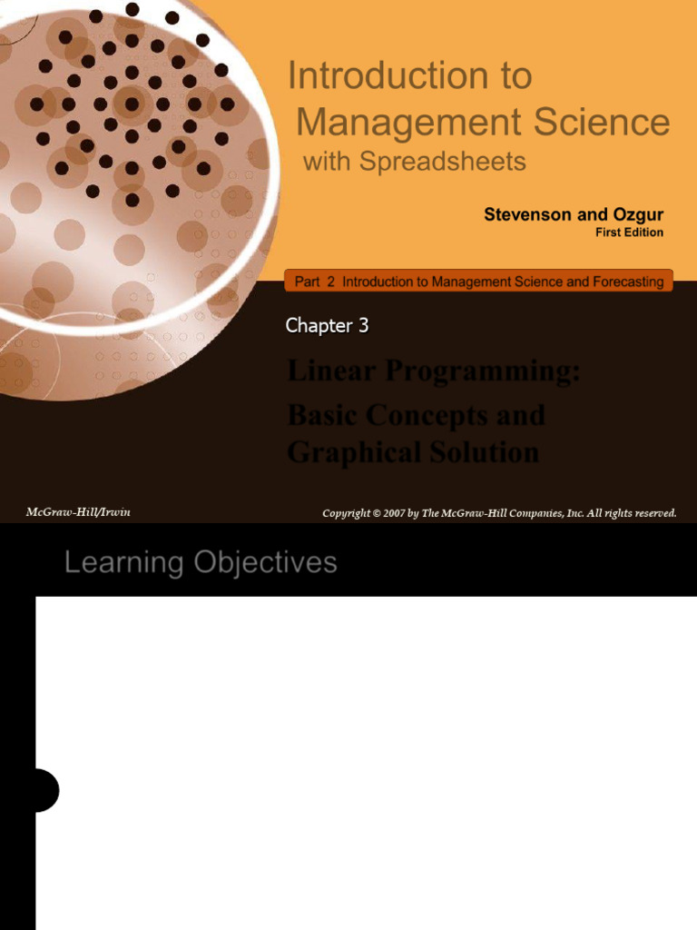 Pertemuan 3 - Linier Programming- Basic Concept and Graphical Solution ... Pertemuan 3 - Linier Programming- Basic Concept and Graphical Solution ...