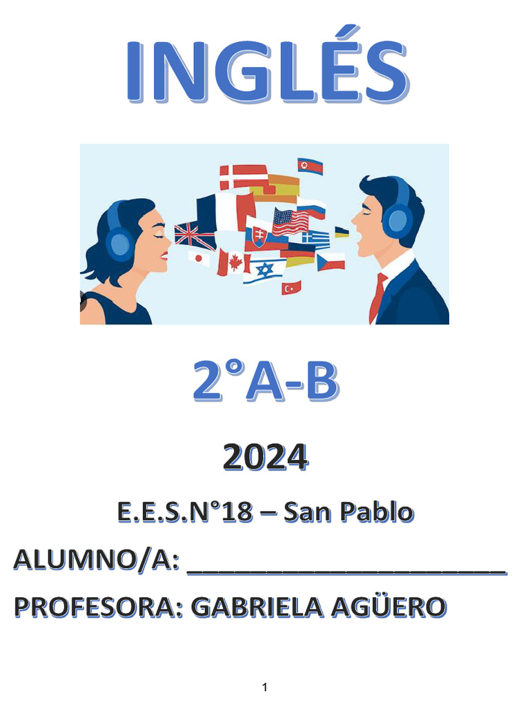 Cuadernillo 2°a-B - 2024 Completo | PDF