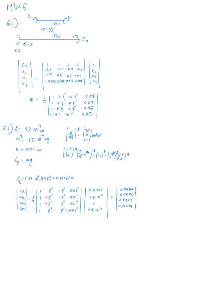 Torque Imbalance in Flight Mechanics | PDF