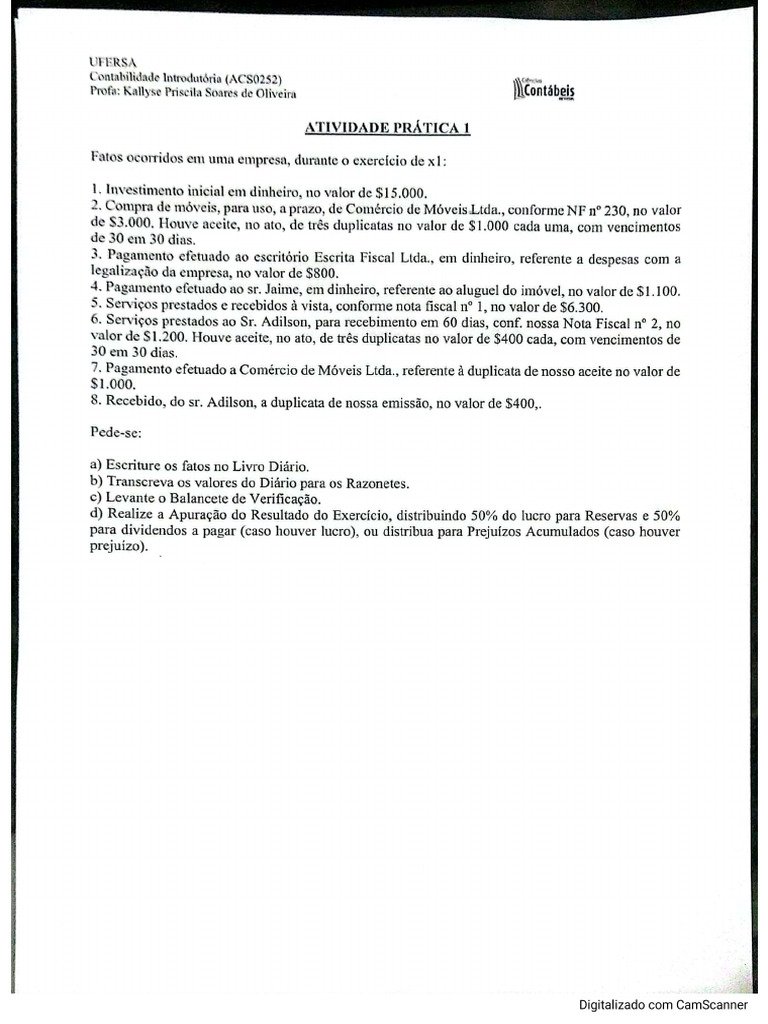 Atividade Complementar Unidade 3 Andre Kaio Ferreira Da Silva | PDF