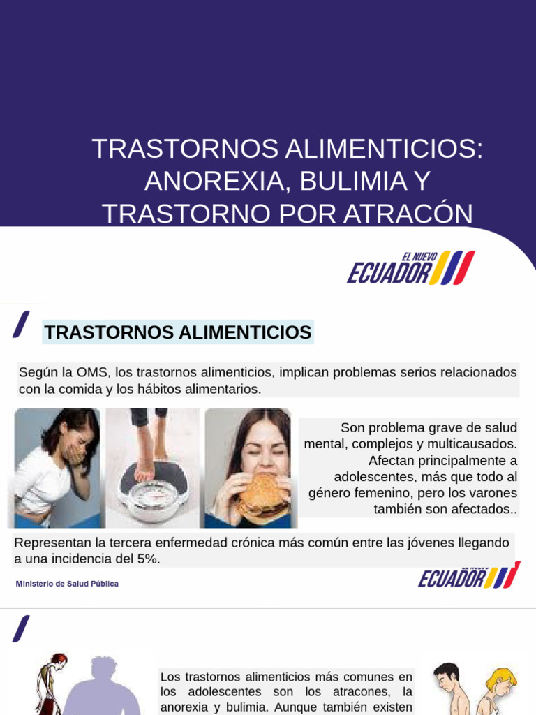 TRASTORNOS ALIMENTICIOS | PDF | Desorden alimenticio | Bulimia nerviosa