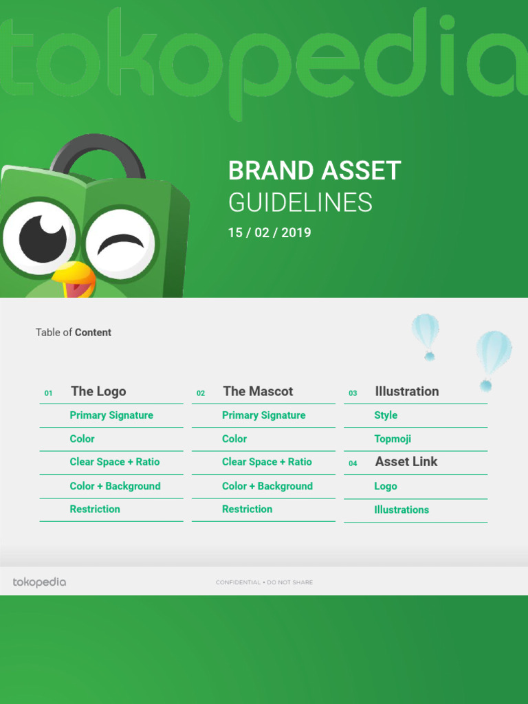 Tokopedia - Brand Asset Guidelines | PDF | Logos | Graphic Design