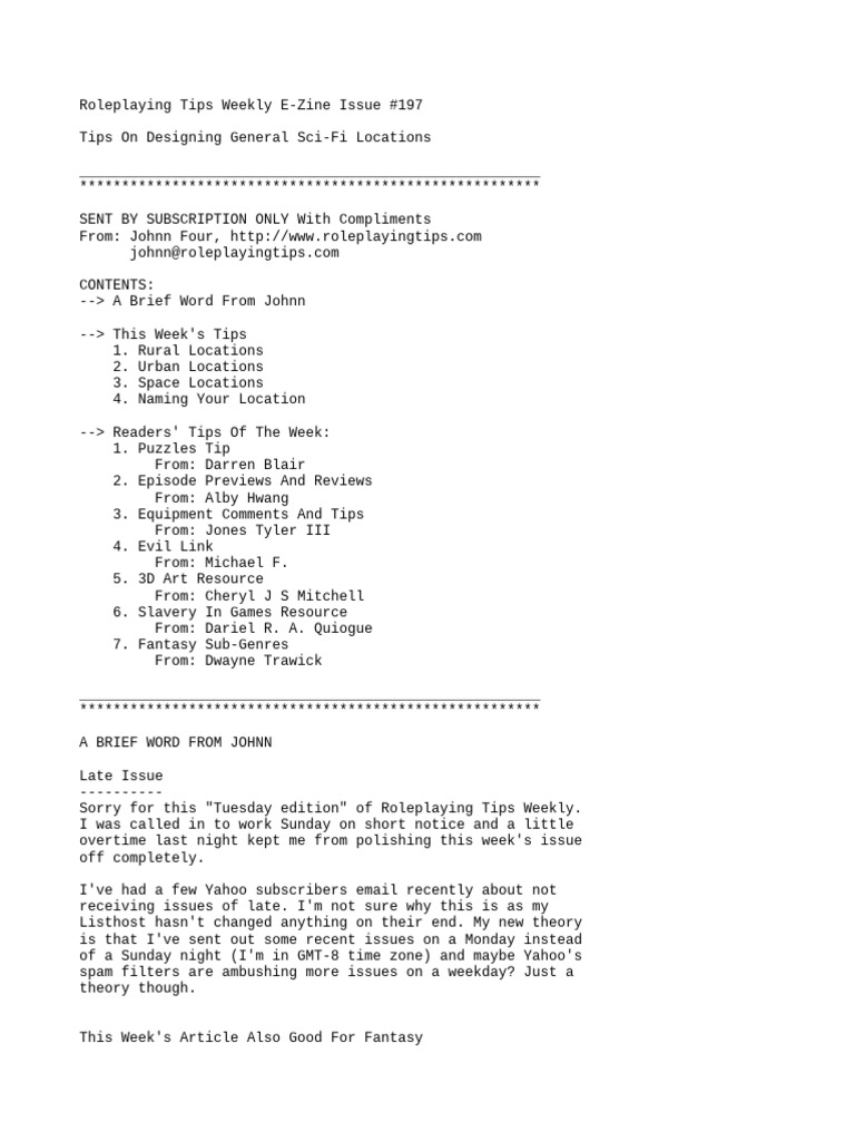 Issue 197 | PDF | Fantasy