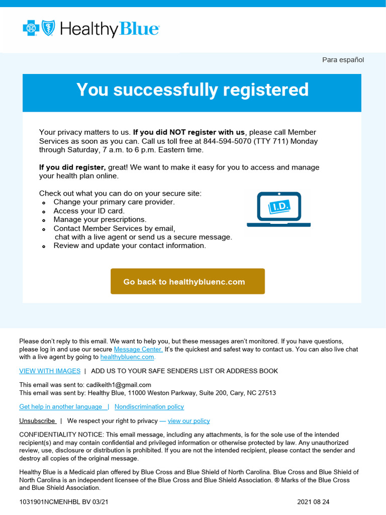 You Successfully Registered | PDF