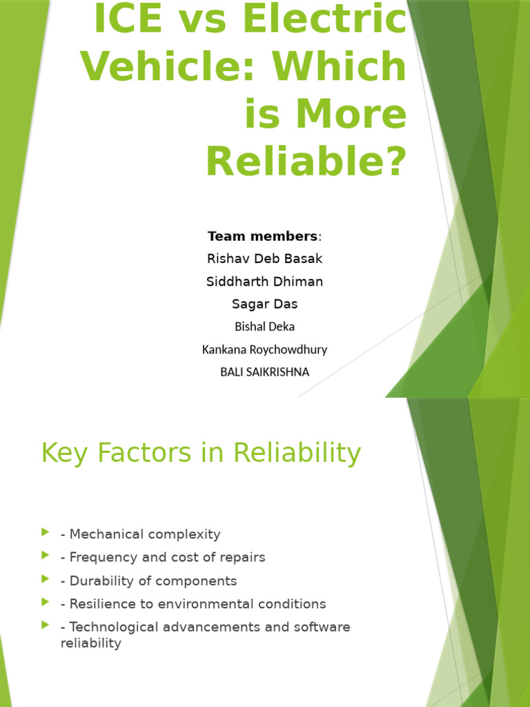 ICE vs EV Reliability Comparison | PDF