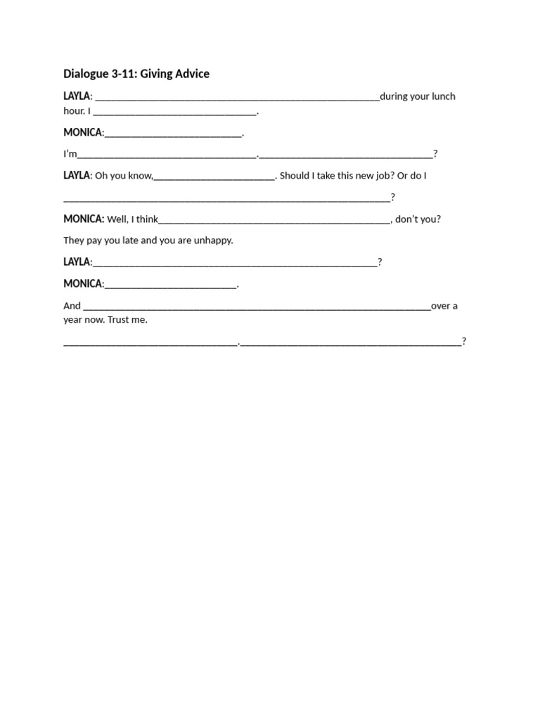 Dialogue 3.11 | PDF