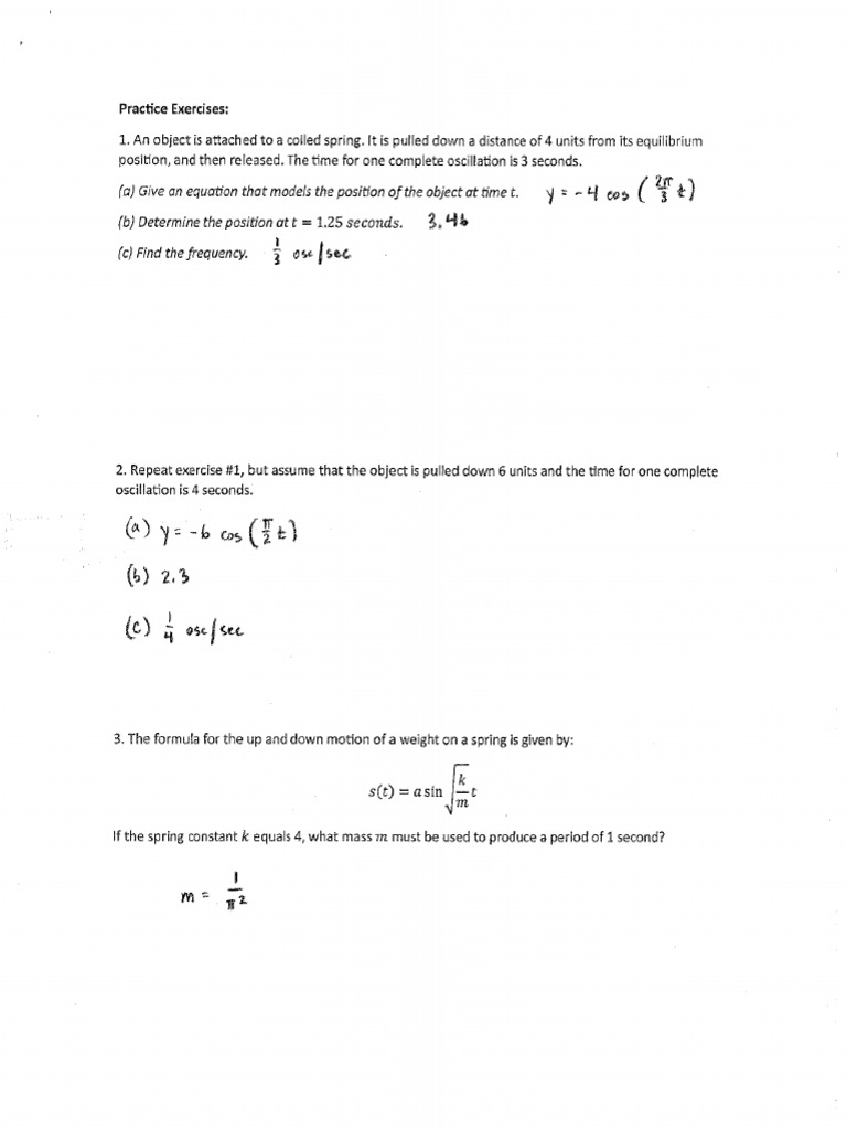 Lesson 2 Homework Exercises | PDF