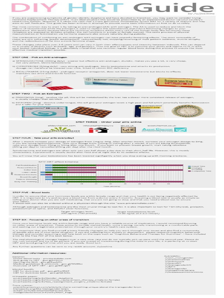 Diy Hrt Guide | PDF