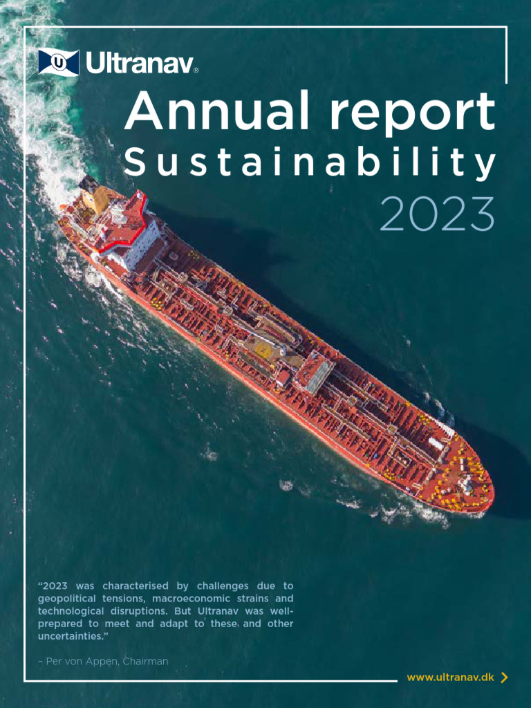 Sustainability Report 2023 Pdf Oil Tanker Climate Change Mitigation