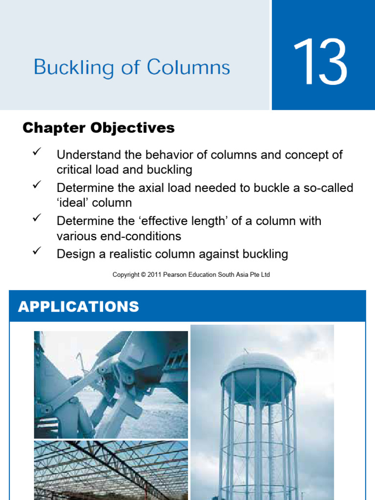 RM Aula 19 Hibbeler7 ch13 Flambagem | PDF | Buckling | Column