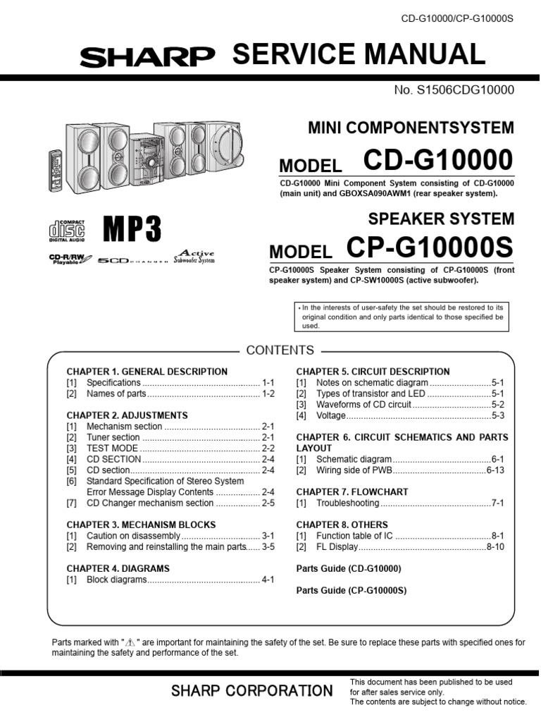 Sharp monster 10000 | PDF | Loudspeaker | Frequency Modulation