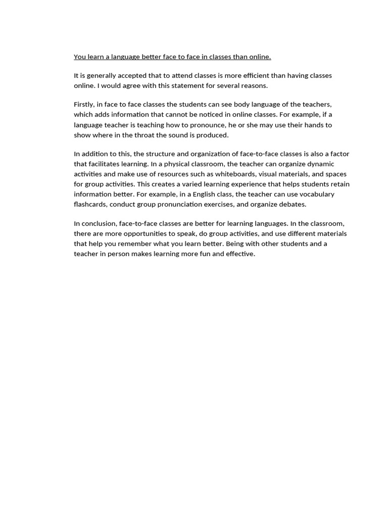 An Opinion Essay | PDF